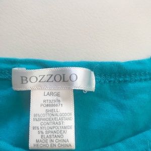 Bozzolo | Tops | Bozzolo Crop Top Sleeveless High Neck Blue Small ...